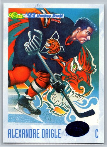 1993-94 Classic Alexandre Daigle Rookie Hockey Art Victoriaville Tigres ...