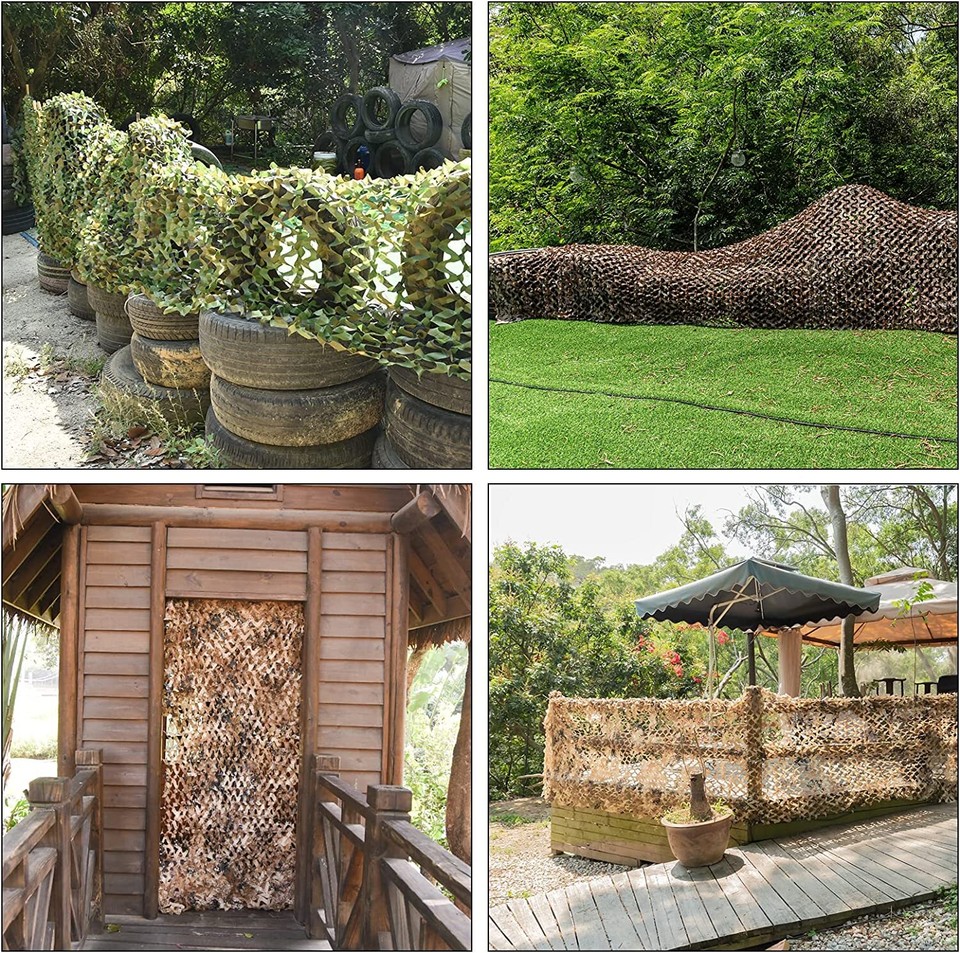 Camouflage Net,Camo Netting,Bulk Roll,Quiet Mesh Net,Blind for Hunting ...