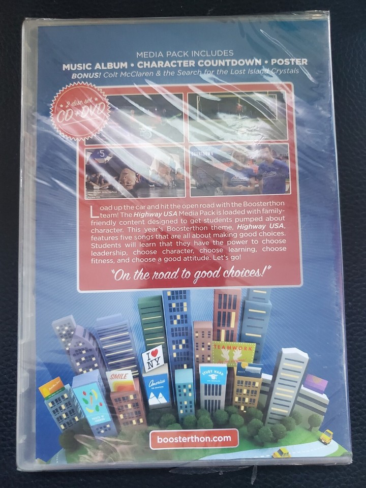 Boosterthon Media Highway USA Media Pack (Dvd/Cd/Poster) New Sealed ...