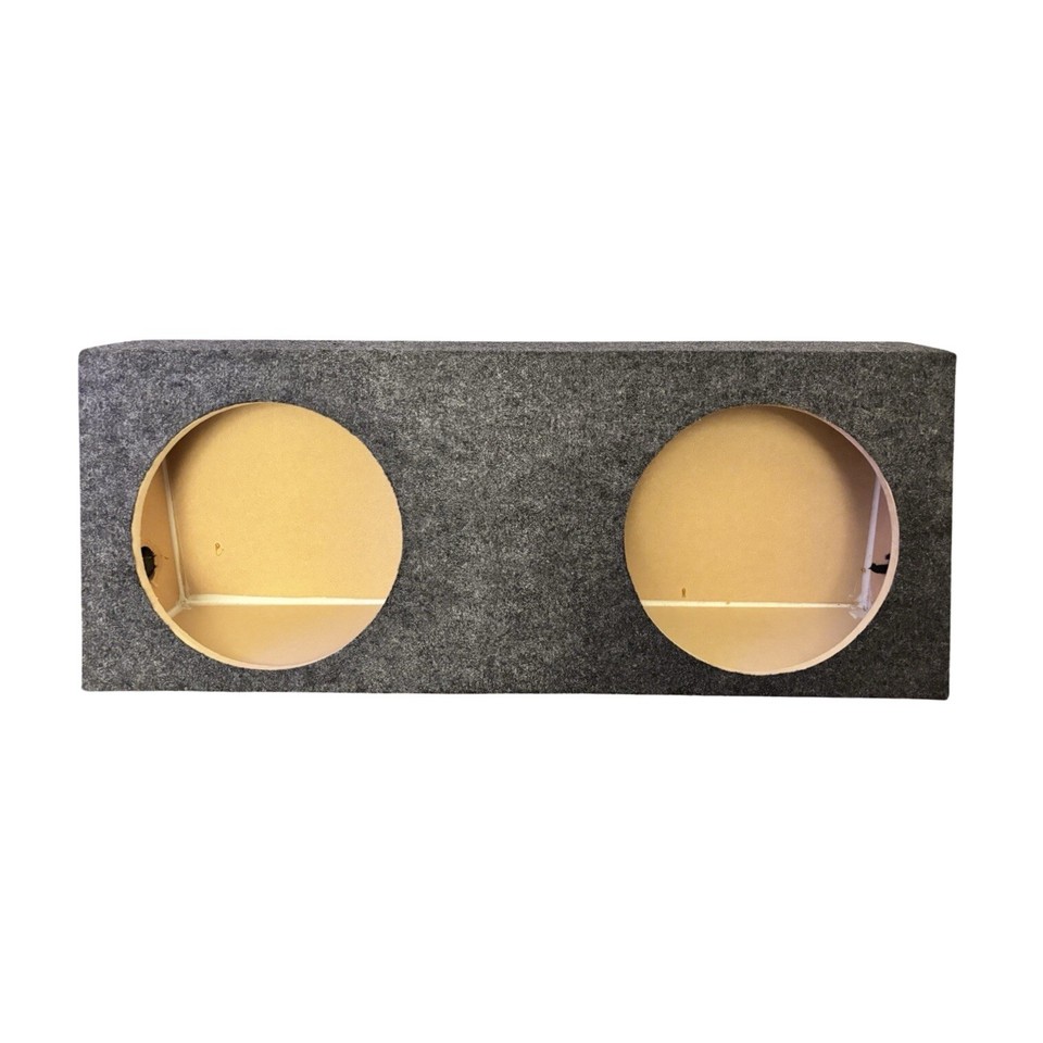 12” Dual Sealed Wedge Subwoofer Enclosure Box Car Audio Car- Gray | eBay