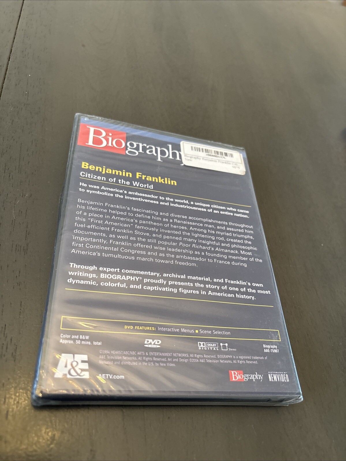 Biography: Benjamin Franklin (DVD, 2006) for sale online | eBay
