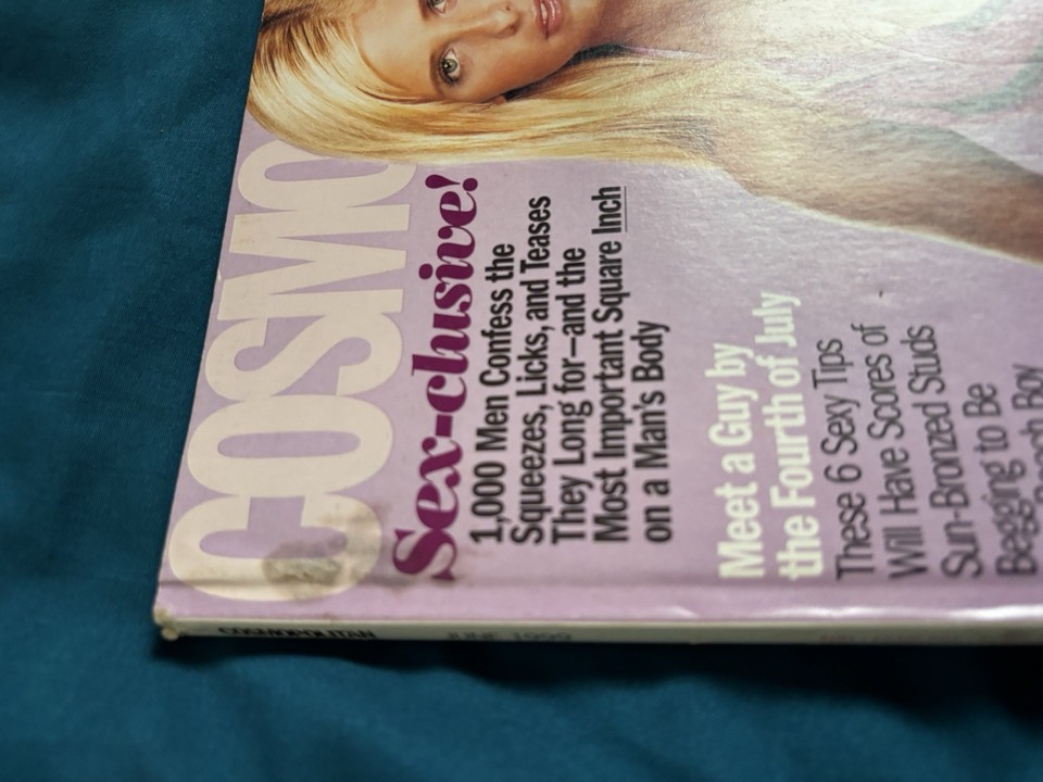 Cosmopolitan Magazine June 1999 Sarah Michelle Gellar Buffy the Vampire ...