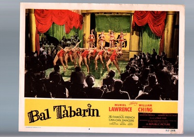 BAL TABARIN-LOBBY CARD #6-CAN CAN DANCER SCENE FN/VF | eBay