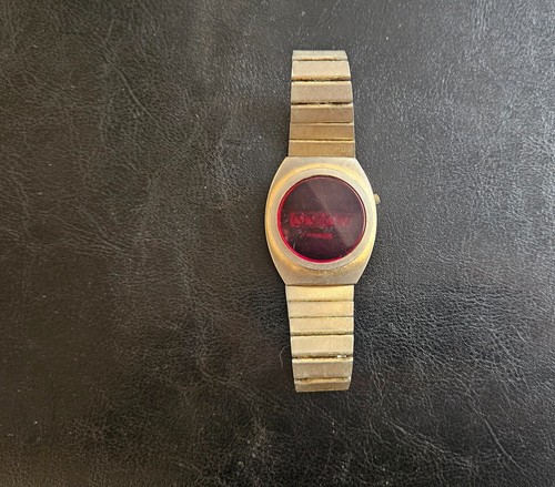 Vinatge Red LED Digital Watch - Untested | eBay