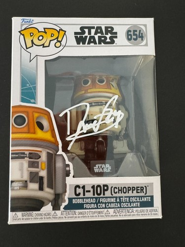Rare Dave Filoni Signed Chopper Funko Pop with SWAU Authentication | eBay