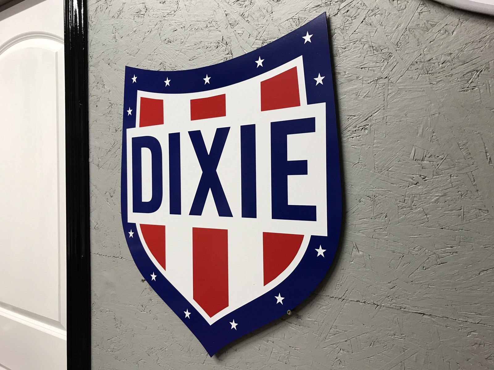 Antique Vintage Old Style Dixie Gasoline Oil Sign | eBay