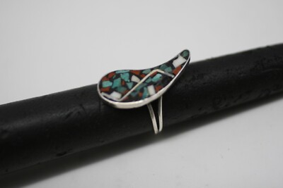 Estate Antique Sterling Silver 935 Ring Size 7 R9 | eBay