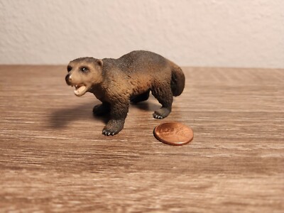 Schleich WOLVERINE Wildlife Animal Figure 14646 Retired 2010 | eBay