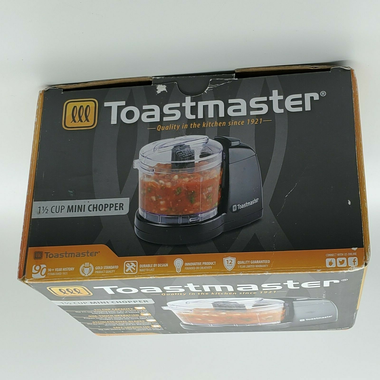 Toastmaster 1.5-Cup Mini Chopper Food Processor NIB TM-67MC | eBay
