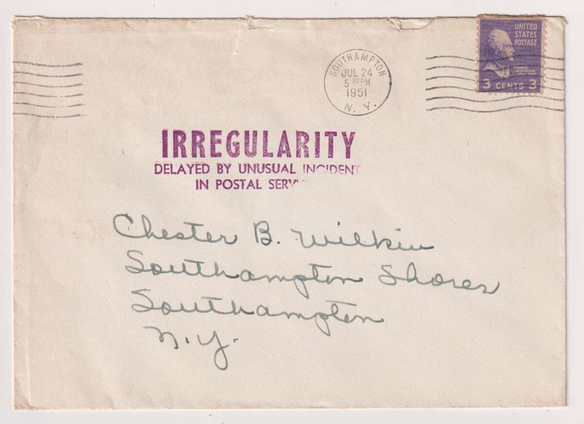 E1673: US #807 Prexy Solo on Cover, Unusual Delay 13 Years | eBay