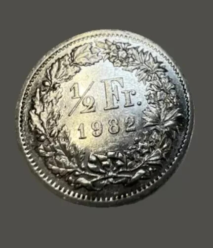 Switzerland 1/2 Franc Coin International Money Helvetia 1982 | eBay