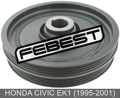 Crankshaft Pulley Engine D16W For Honda Civic Ek1 (1995-2001) | eBay ...