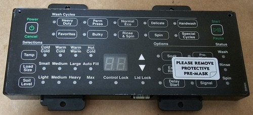 OEM SPEED QUEEN 204852 WASHER TOUCHPAD AND CONTROL PANEL | eBay