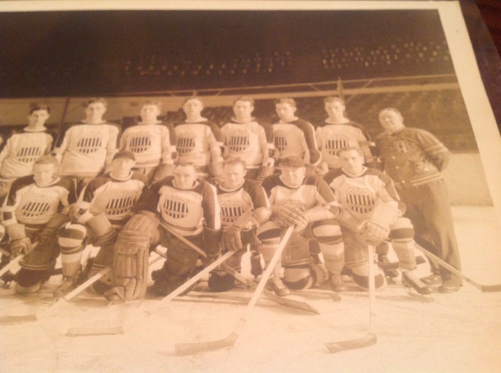 NEW YORK AMERICANS 1933-34 ORIGINAL HOCKEY TEAM PHOTO NHL RANGERS TYPE ...