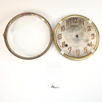 Ingraham Eight Day Clock Dial with Bezel 6-11/16 inches with Glass ...