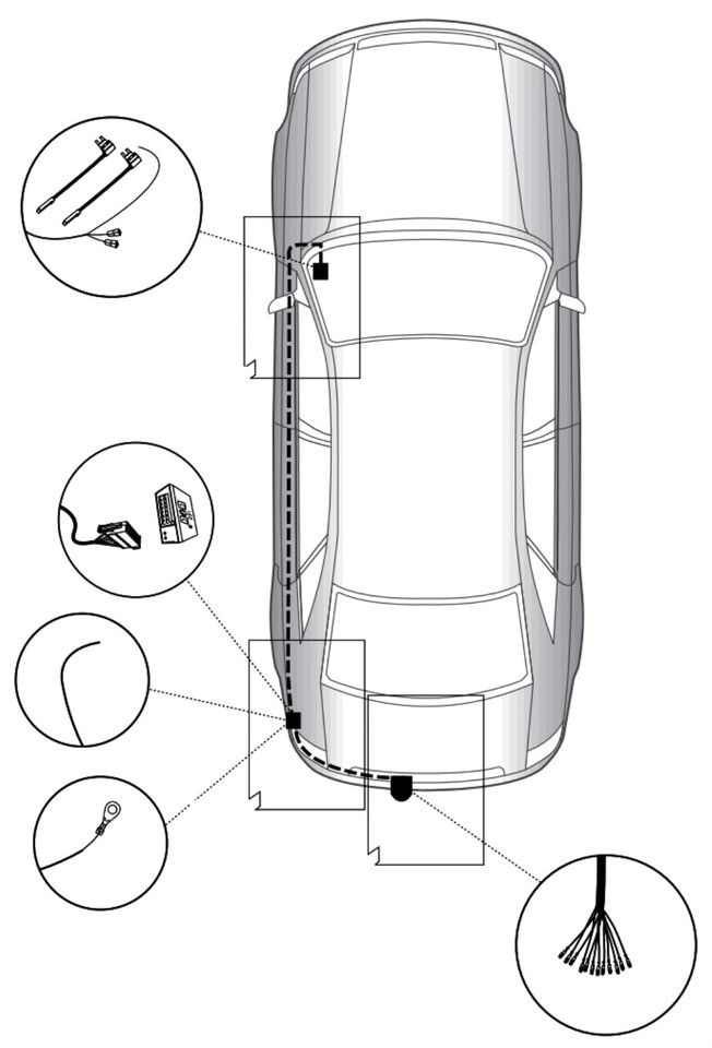 BRINK AHK für Opel Insignia 13-17 Sports Tourer vertikal abnehmbar + 7P ...
