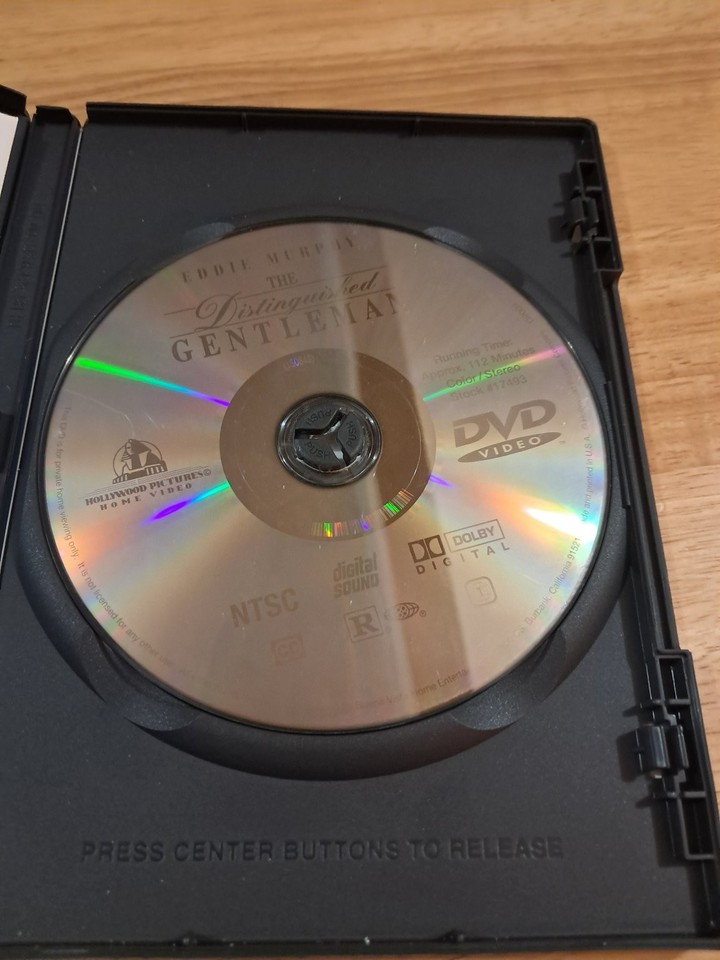 The Distinguished Gentleman DVD 1992 Eddie Murphy Comedy Special ...