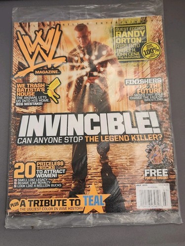 WWE MAGAZINE JULY 2009-RANDY ORTON COVER | eBay