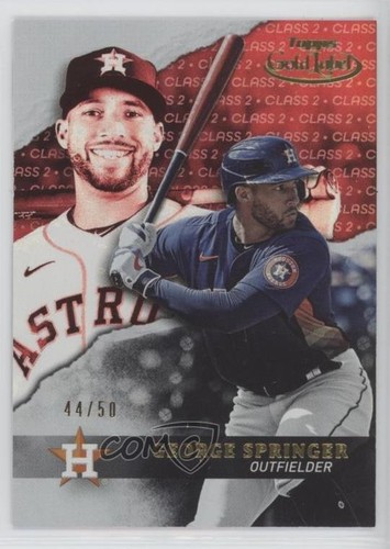 2020 Topps Gold Label Class 2 Red 44/50 George Springer #43 lz7 | eBay