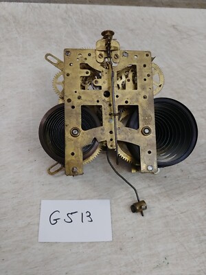 NEW HAVEN IRON CASE MANTLE CLOCK MOVEMENT | eBay