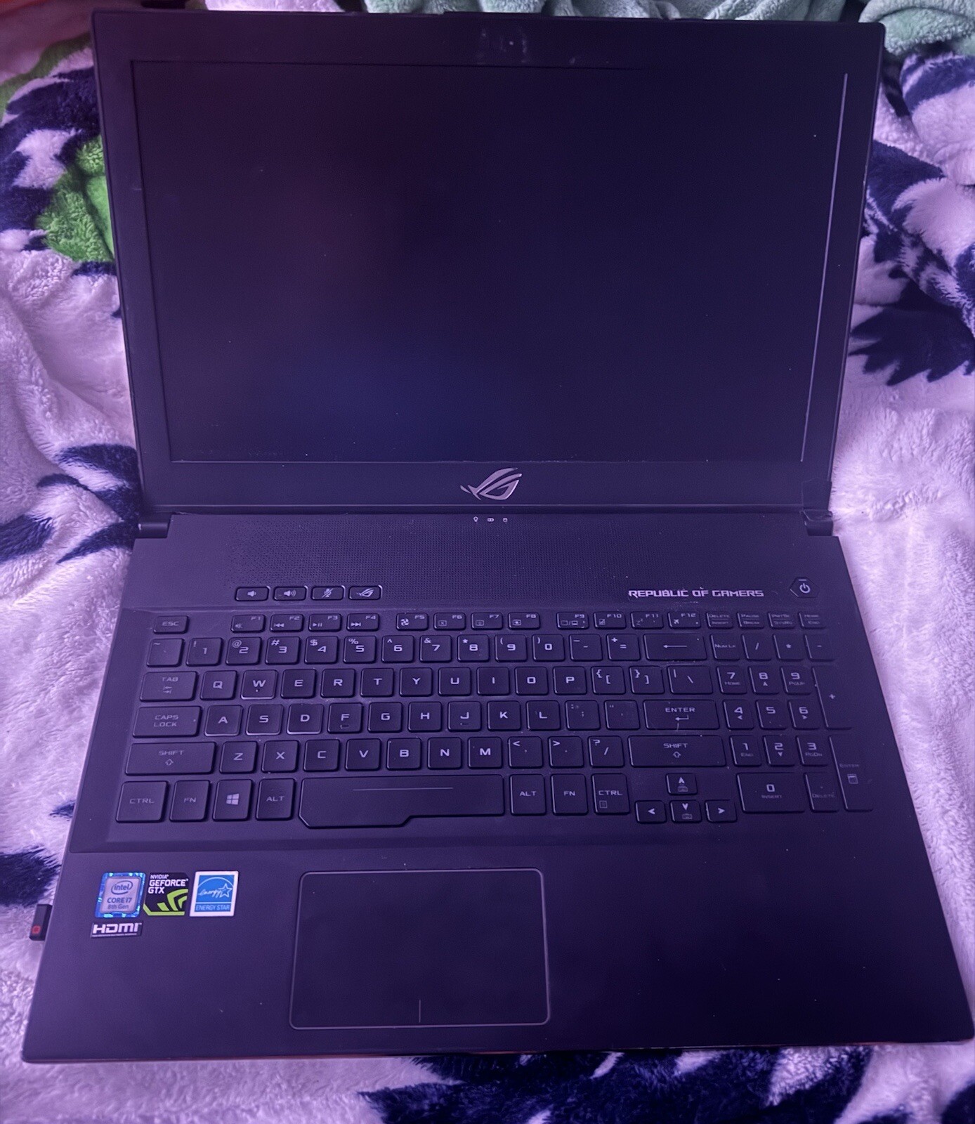 ASUS ROG GU501GM 15.6" (1TB, Intel Core i7 8th Gen., 2.20GHz, 16GB ...