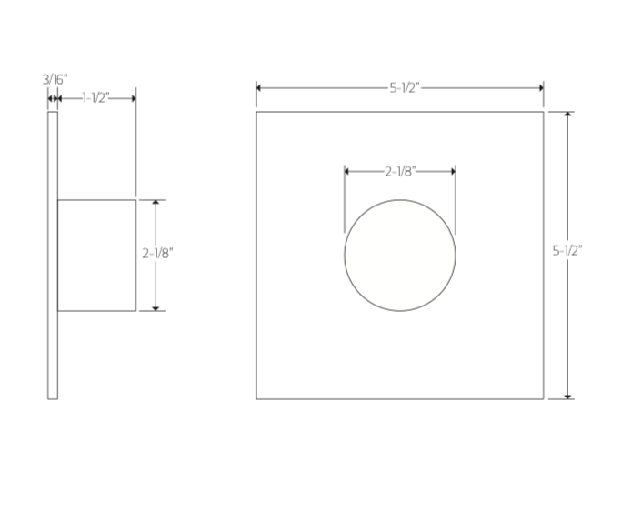 Artos F903A-53TKBN - Pressure Balance Mixer Trim Kit Only R+S - Brushed ...