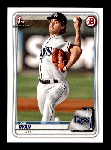 2020 1st Bowman BP-117 Joe Ryan Tampa Bay Rays Baseball Card | eBay