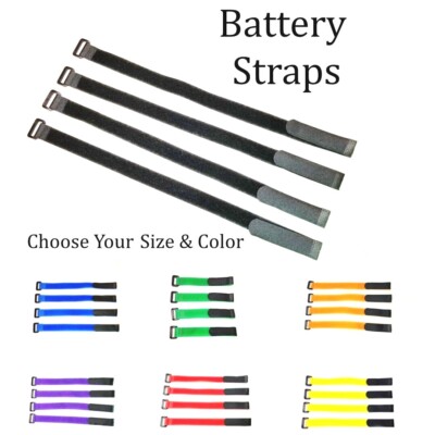 RCP Straps Battery Straps for RC and More Choose Size and Color | eBay