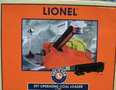 LIONEL OPERATING 397 COAL LOADER ACCESSORY 6-14004! O GAUGE COALING ...