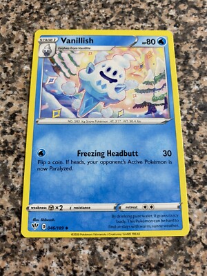 Pokemon Card Vanillish 046/189 Darkness Ablaze Uncommon NEW Genuine ...