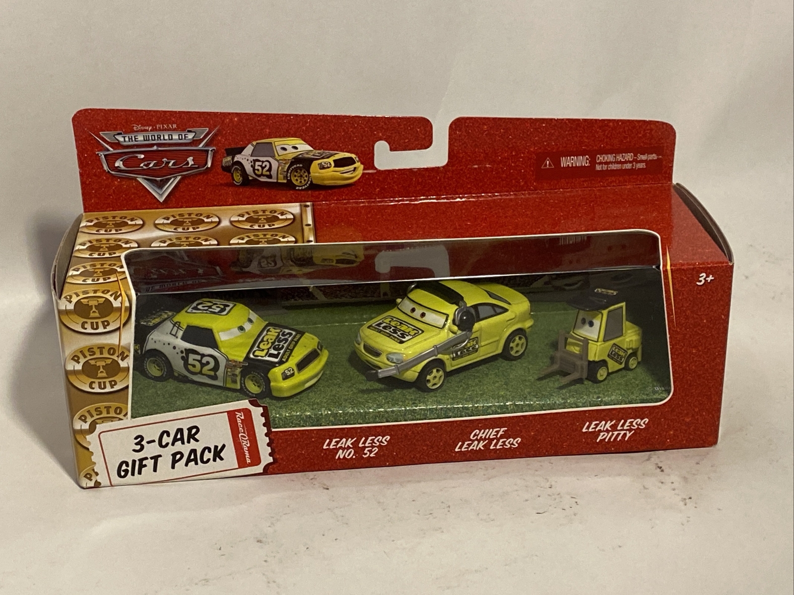 The World of Cars 3-Car Gift Pack. Leak Less #52/Chief Leak Less/Leak ...