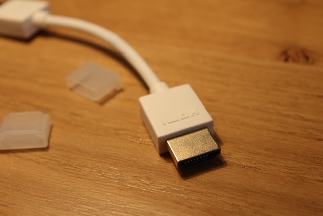 10cm SHORT HDMI CABLE MALE PLUG TO PLUG WHITE TV KODI LEAD GOLD PLATED ...