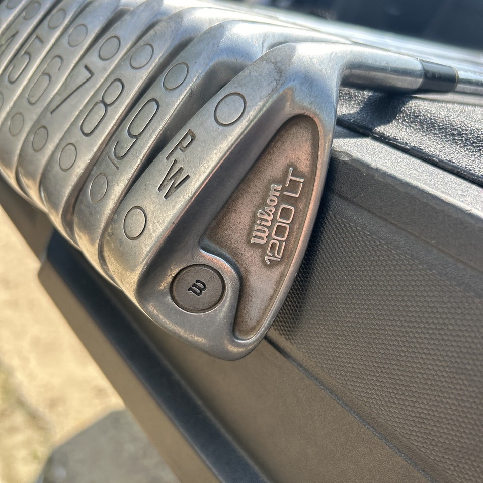 Wilson 1200 LT (3-PW) Iron Set - Ultra Lite Steel Shafts R-Flex - Right ...