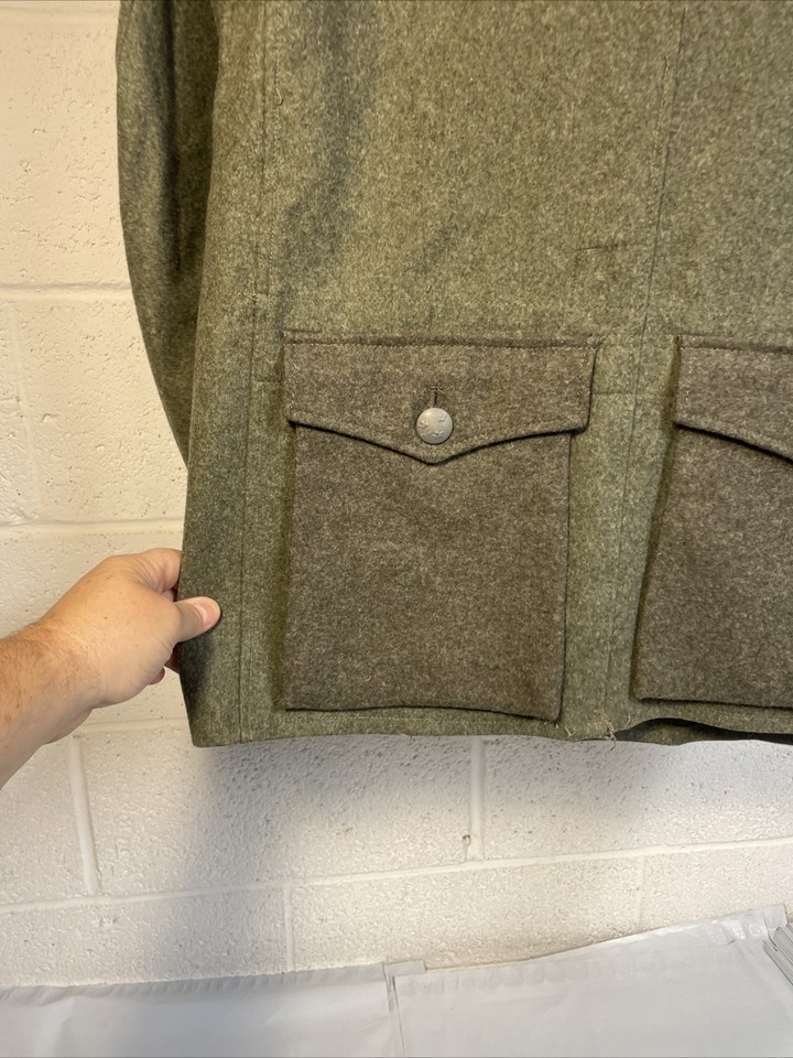 1941 Swedish SwedenArmy Gray Green Wool Dress Uniform Tunic Coat ...