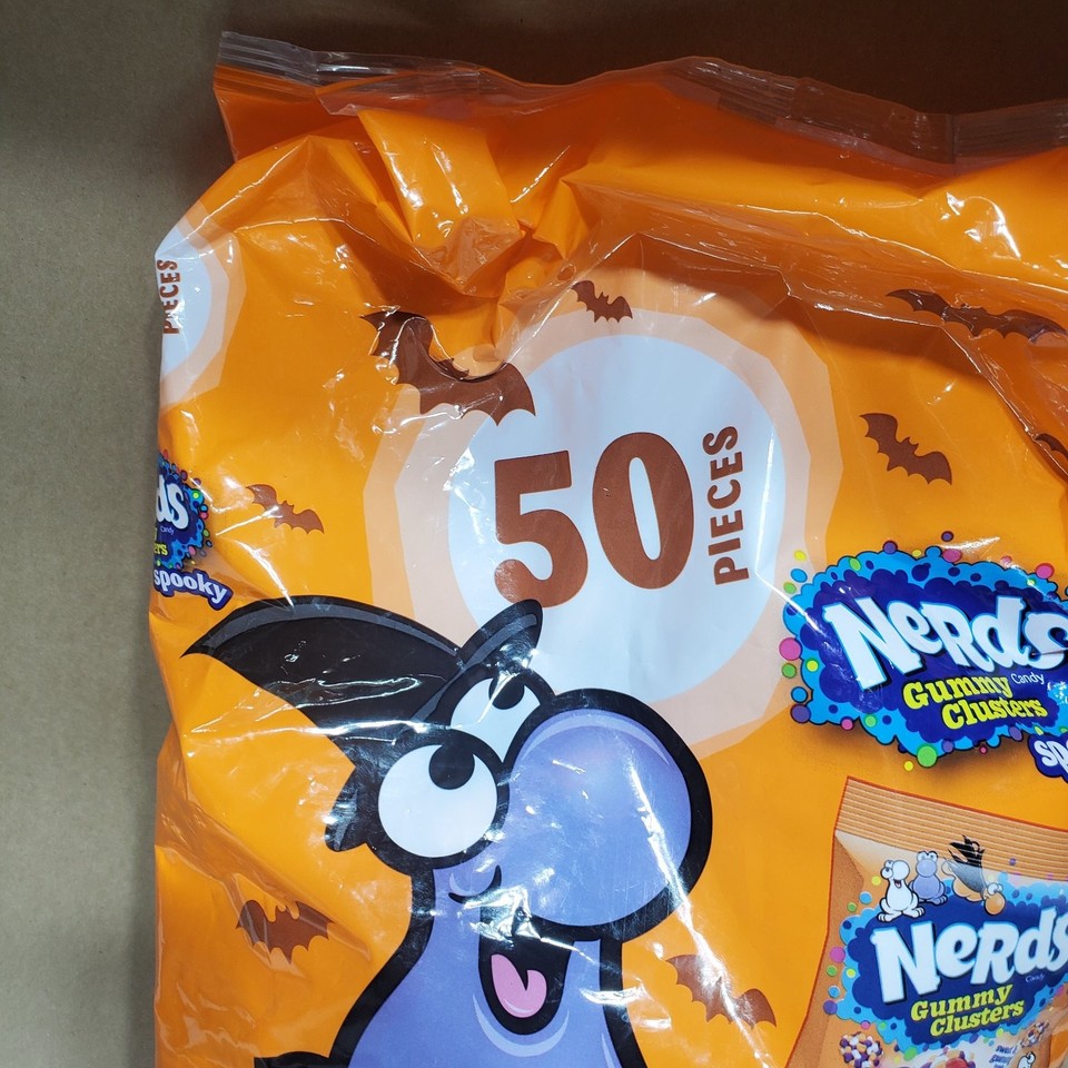 Nerds Gummy Clusters Spooky Candy 25 oz Bag 50 Pieces Halloween | eBay
