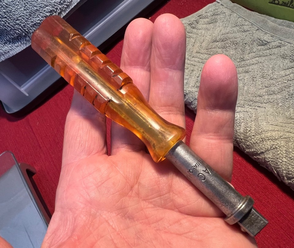 Mac Tools Rare Amber Handle 3/8” Drive lockSpinner Handle.X6S..SABRINA ...