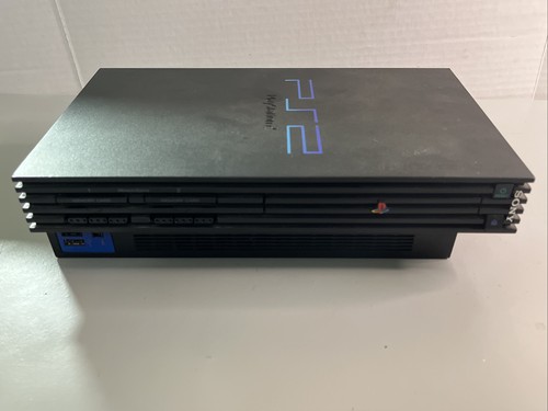 Sony PlayStation 2 Fat PS2 Black SCPH-30001 R Console ONLY - FOR PARTS ...