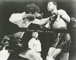 BILLY CONN JABS JOE LOUIS 8X10 PHOTO BOXING PICTURE | eBay