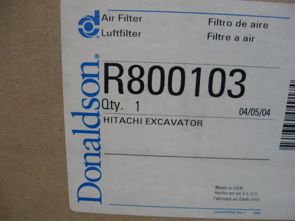 Donaldson R800103 Air Filter Replaces CAT 417575 KUBOTA 4129910 WIX ...