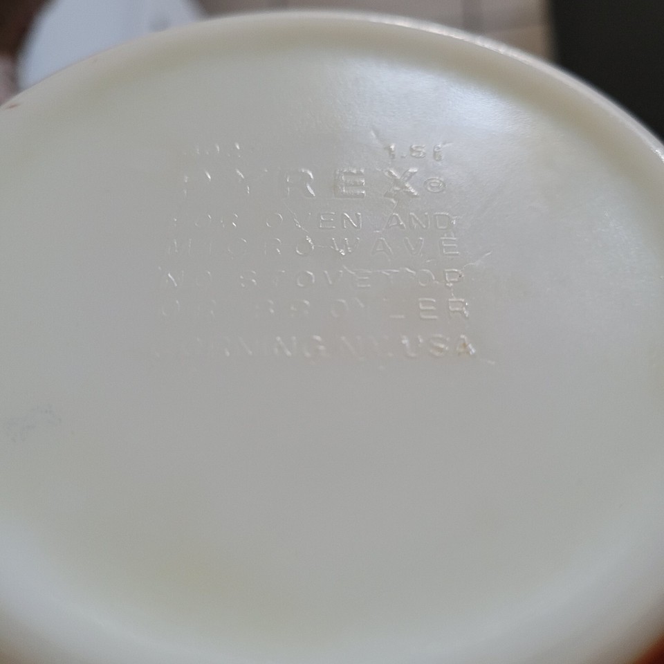 Pyrex Vintage Wheat Serving Bowls Brown Wheat Pattern Set of 4 EUC Nice ...