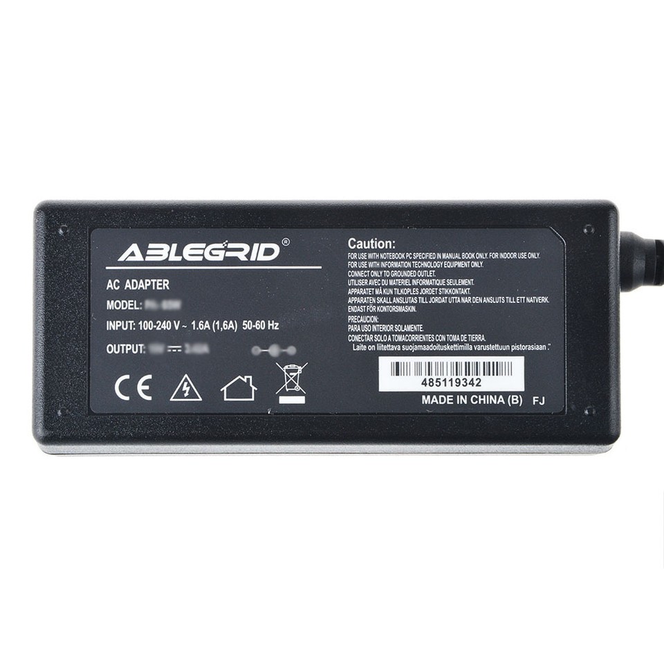 AC Adapter for Gateway P5WS0 P5WSO Notebook PC Battery Charger Power ...