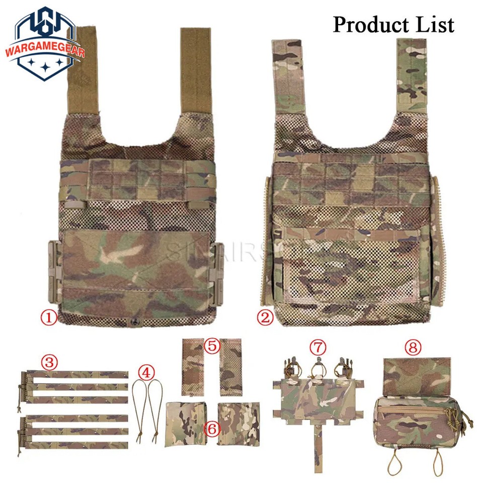 Tactical Military Vest Molle Chest Rig Quick Release LV119 Body Armor w ...