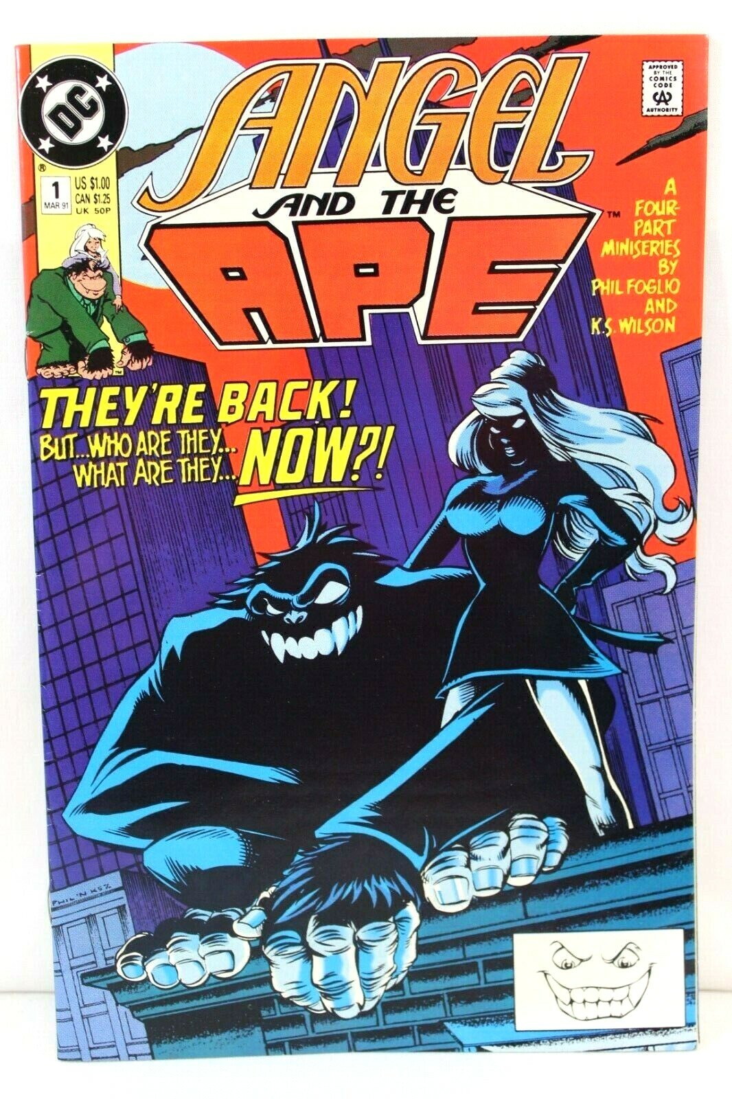 Angel and the Ape #1 of 4 Phil Foglio 1991 Comic DC Comics F- | eBay