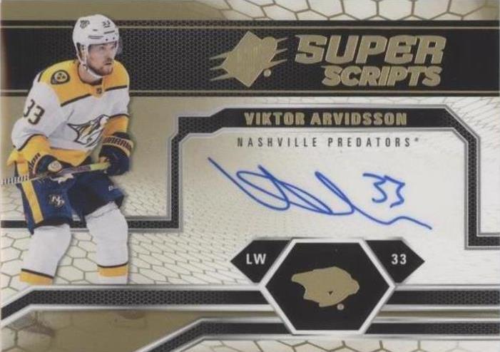 2018-19 SPx - Super Scripts Viktor Arvidsson #SS-VA (AU) for sale ...