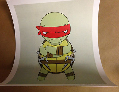 Turtles" Print Set By Isaac Bidwell LE #13 of 50 approx.8" x 10" S/N ...