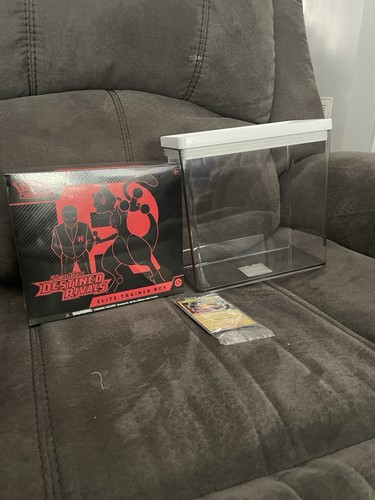 Pokémon Destined Rivals Sealed Elite Trainer Box (ETB) With Hard Case ...