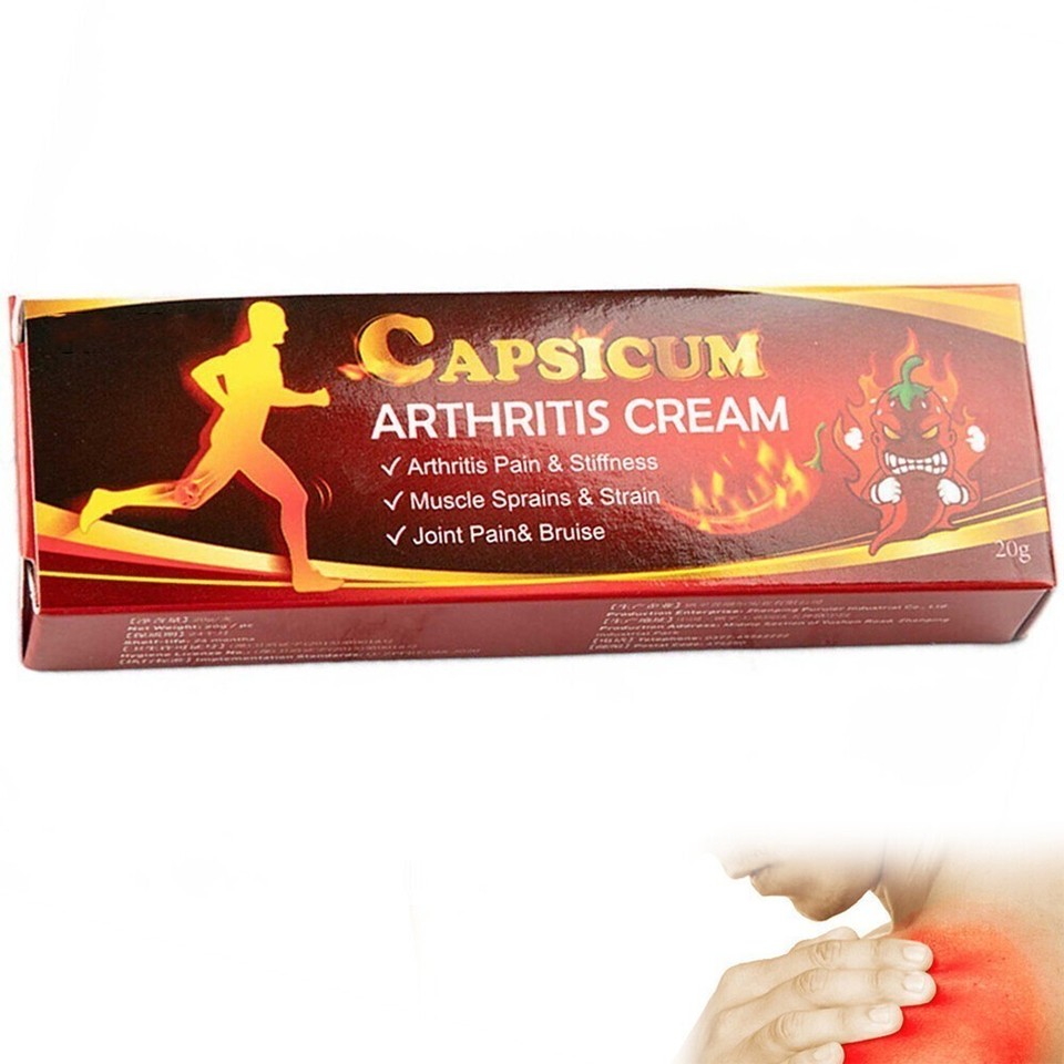 1-10PCS Capsicum Arthritis Cream Hot Rheumatoid Arthritis Joint Knee ...