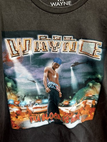 Lil Wayne Tha Block is Hot Album Cover Art Hip Hop Tee L | eBay