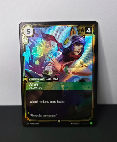 Ahri Alluring ALT ART OGN 066a/298 Riftbound | eBay Australia