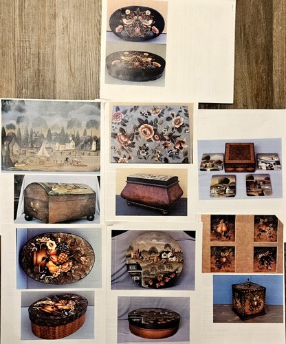 Lot of 7 Vintage Tole Folk Art Painting Pattern Books Packets BETTY ...